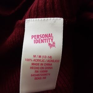 Personal Identity | Shirts & Tops | Personal Identitygirls Burgundy ...